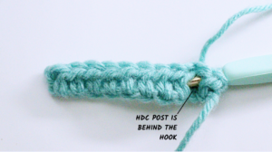 How to Half Double Crochet Stitch (hdc) for Beginners - Crafts on Air