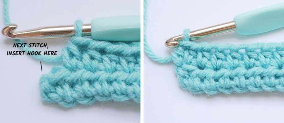 How to Half Double Crochet Stitch (hdc) for Beginners - Crafts on Air