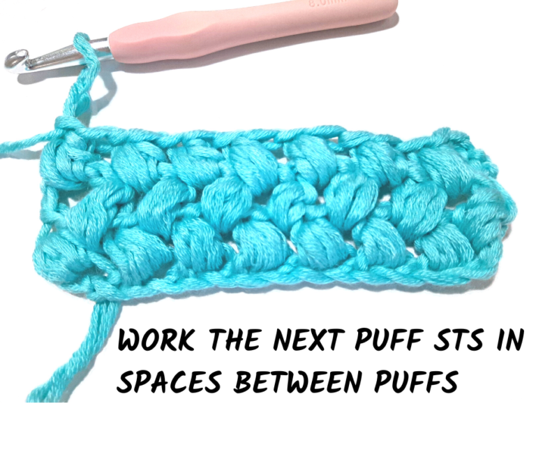 How to Crochet the Puff Stitch - Beginner’s Guide - Crafts on Air