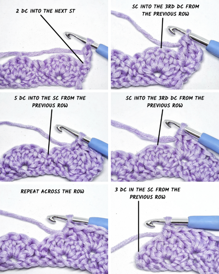 How to Shell Stitch - Beginner’s Guide - Crafts on Air