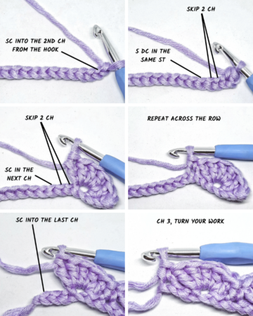 How to Shell Stitch - Beginner’s Guide - Crafts on Air