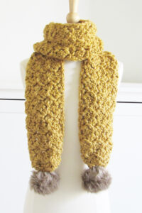 30 Chunky, Cozy, Free Scarf Crochet Patterns - Crafts on Air