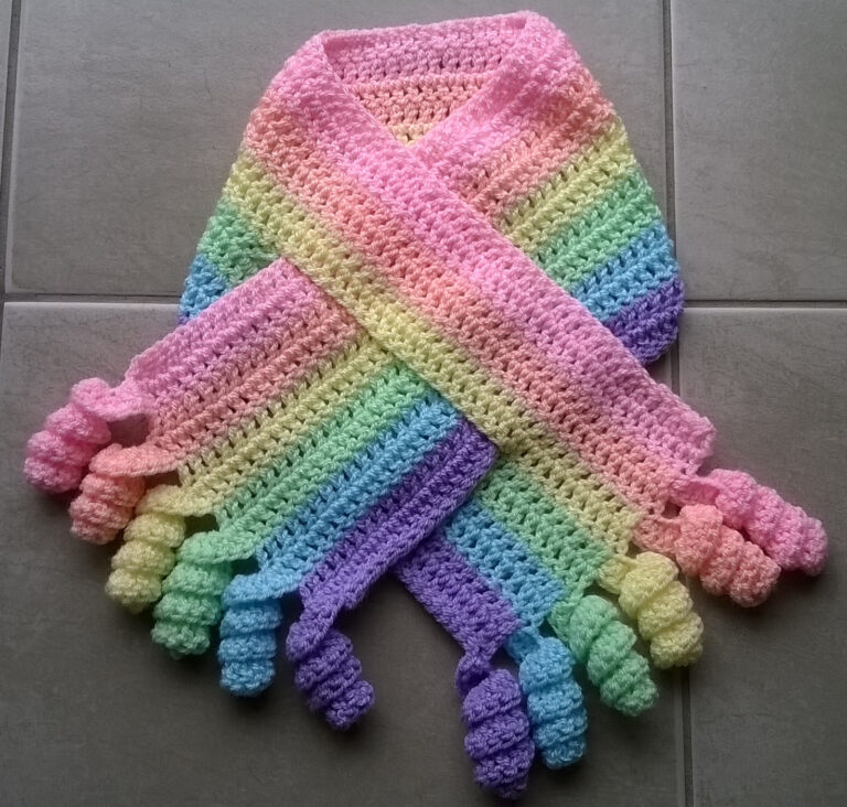 26 Fun and Free Crochet Scarf Patterns for Kids - Crafts on Air